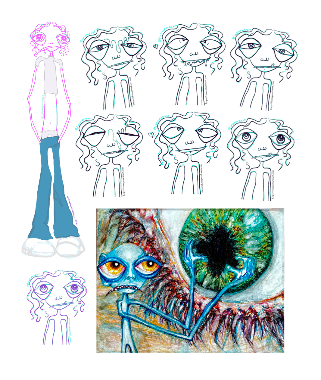 CHOMP MARKS ART – CHOMPMARKS